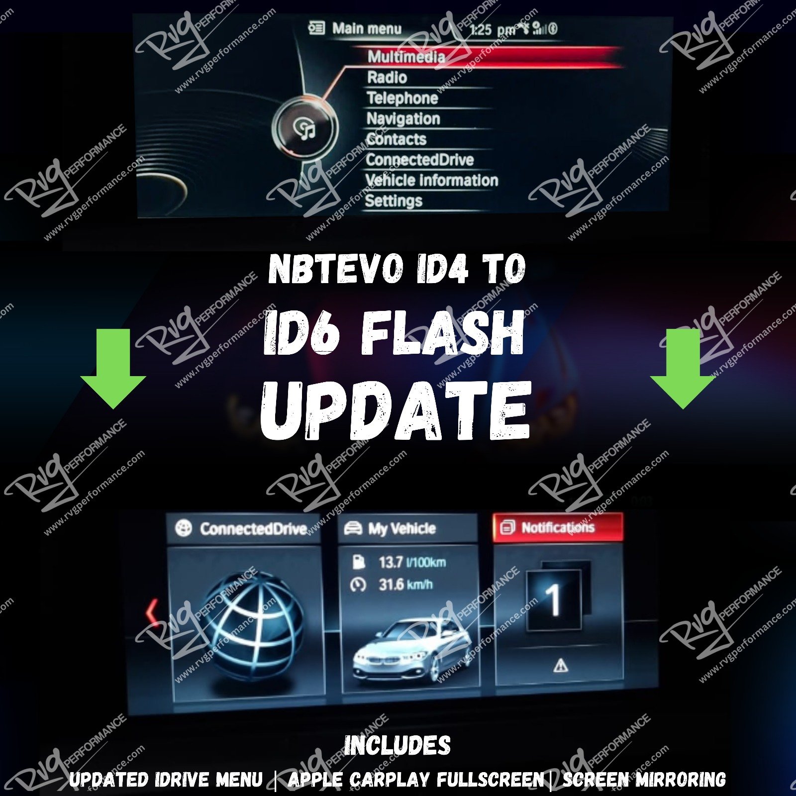 BMW NBTEvo iDrive 4 to iDrive 6 Upgrade + Fullscreen CarPlay (Remote ...