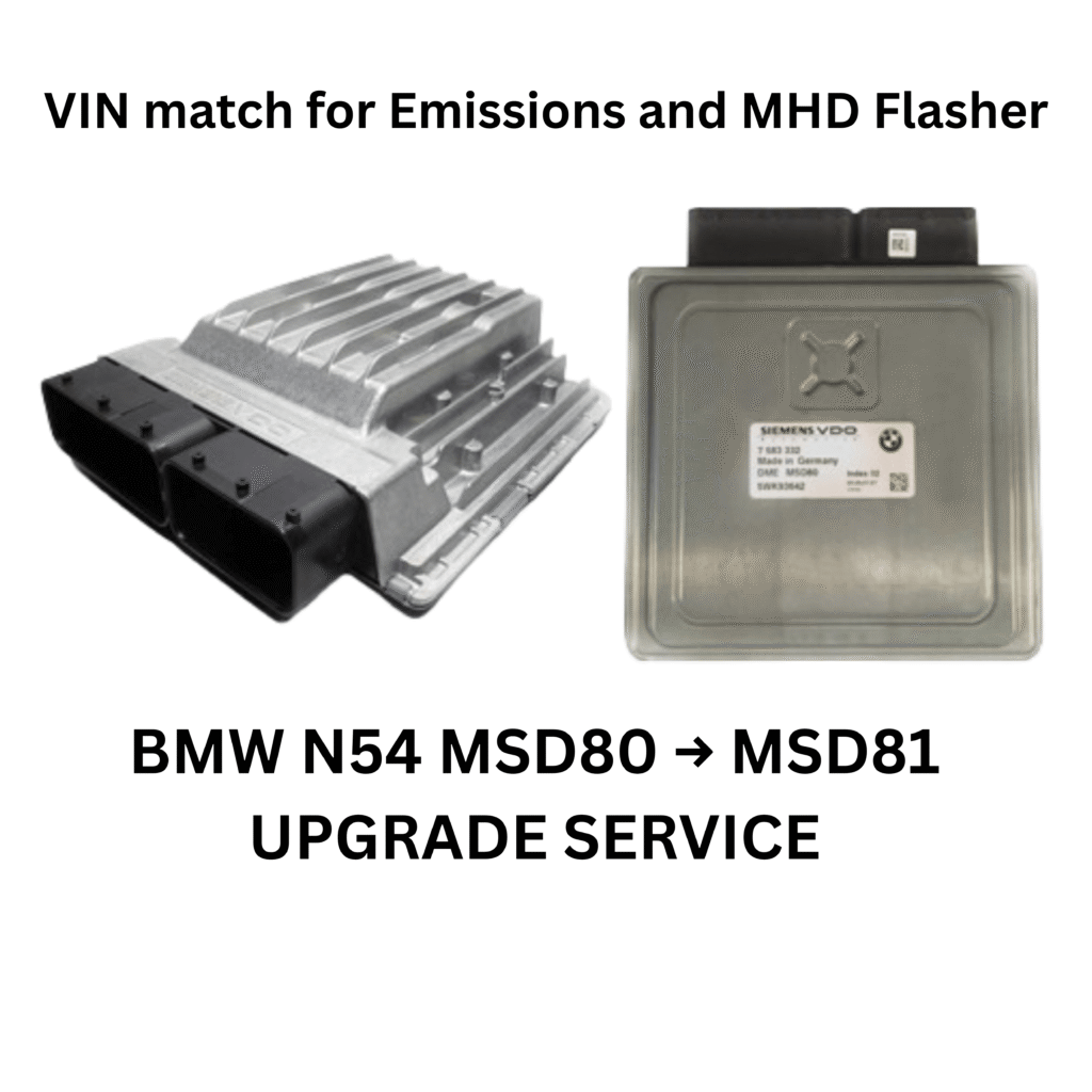 BMW MSD80 → MSD81 Programming & VIN Matching Service - RVG Performance